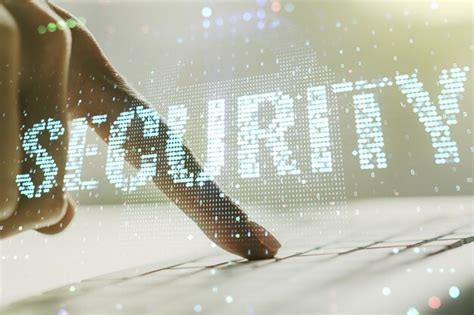 Premium Photo Cyber Security Creative Concept With Hands Typing On Computer Keyboard On