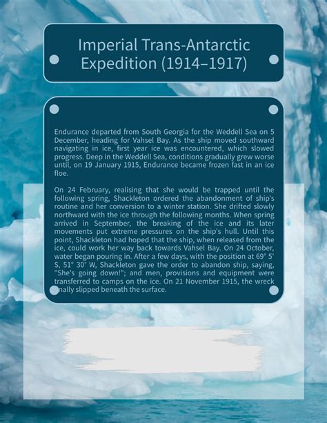 Ernest Shackleton Biography Biography Template