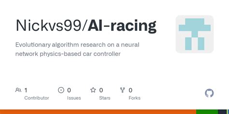 Github Nickvs99ai Racing Evolutionary Algorithm Research On A