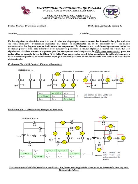 Ex Sem Parte 2 Lab Elec Bas 2022 Pdf