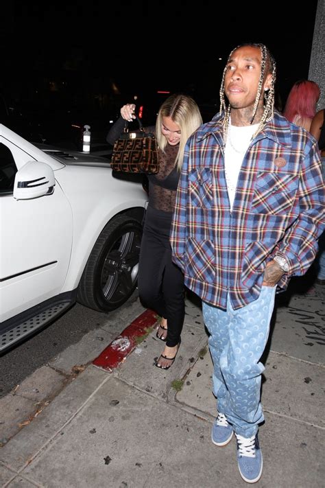 Tyga And Camaryn Swanson Are Seen Leaving “poppy” In Weho 15 Photos