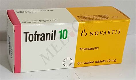 Medica Rcp Tofranil 10mg Indications Side Effects Composition