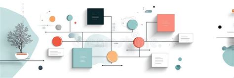 Mind Map Connecting Ideas And Concepts For Brainstorming And Planning