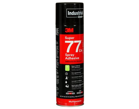 3m Super 77 Low Voc 77ca Spray Adhesive 97956 24 Fl Oz Aerosol Can