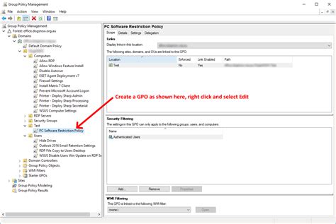 win 2016 gpo software restriction policy setup matrix 7