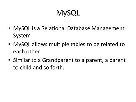 Ppt Rdbms Powerpoint Presentation Free Download Id2390386