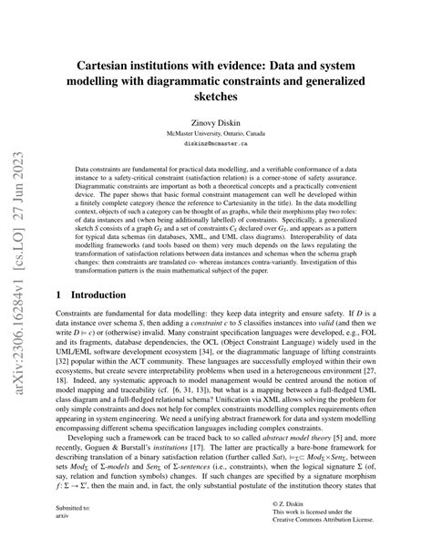 pdf cartesian institutions with evidence data and system modelling