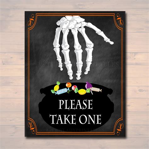 Please Take One Sign Printable Free Printable At A Glance