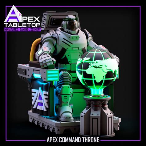3d Printable Apex Legion Command Throne By Apex Tabletop