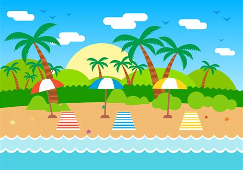 Free Summer Vector Illustration 118891 Vector Art At Vecteezy
