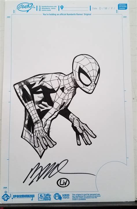 Spider Man By Humberto Ramos Spiderman Drawing Spiderman Art Sketch