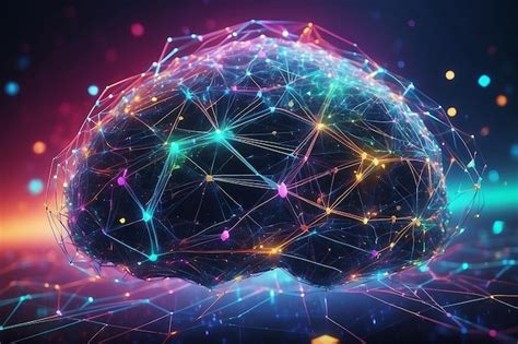 Premium Photo Big Data And Cybersecurity 3d Illustration Neural Network And Cloud Technologies