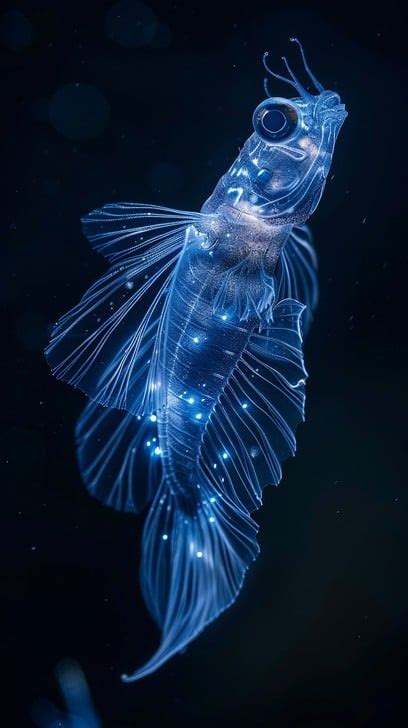 Free Glowing Deep Sea Fish Image Bioluminescent Deep Sea Fish