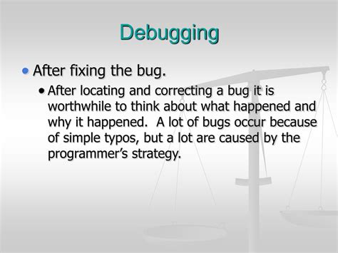 Ppt Debugging Powerpoint Presentation Free Download Id9208299