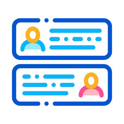 Chatting Icon Vector Outline Illustration 17432438 Vector Art At Vecteezy