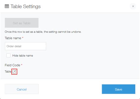 Addingdeleting Tables On An App Form Kintone Help