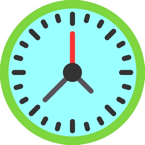 Clock Flat Icon 39499616 Vector Art At Vecteezy