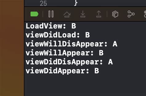 sequence of methods get called on pushing a viewcontroller from another