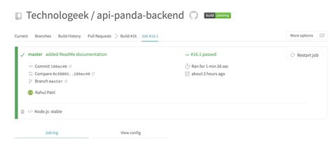 GitHub Technologeek Api Panda Backend Backend For API Panda Using Node Express Mongo