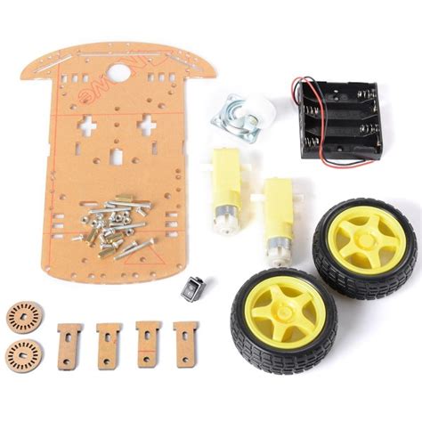Arduino 2 Wheel Drive Mobile Robot Platform Chassis Robotics Bangladesh