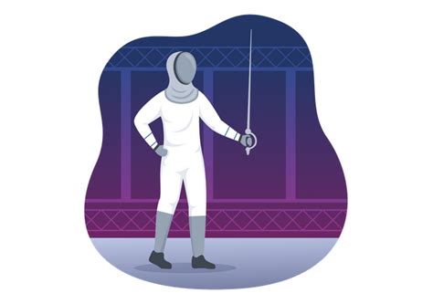 188 Fencing Illustrations Free Download In Svg Png Eps Iconscout