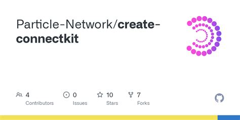 GitHub Particle Network Create Connectkit