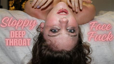 Extreme Sloppy Deep Throat Fuck Cum In Mouth Cherry And Throbbie