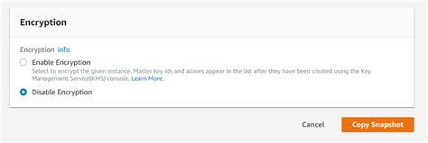 Amazon Rds Copying A Db Snapshot Geeksforgeeks