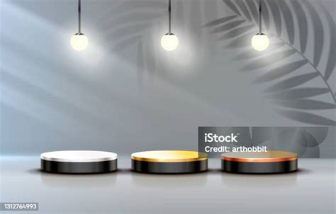 비즈니스 컨셉 포디움 세트 대상을 위한 화이트 우승자 포디움 벡터 1위에 대한 스톡 벡터 아트 및 기타 이미지 1위 3위 3차원 형태 Istock