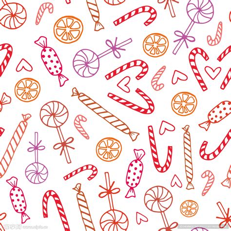 糖果图案设计图 广告设计 广告设计 设计图库 昵图网