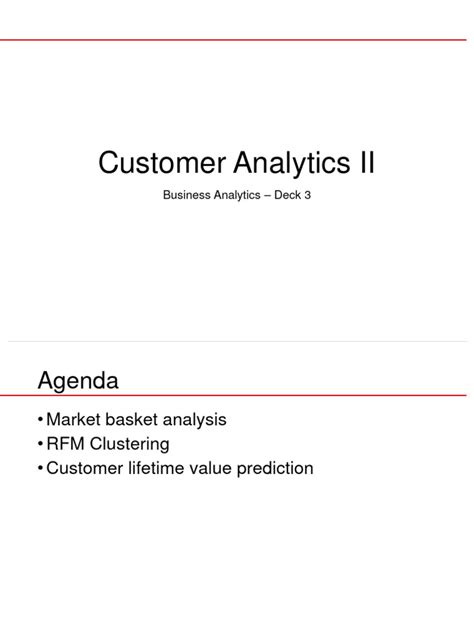 Customeranalytics2 Pdf Analytics Coefficient Of Determination