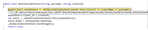 C Sequence Contains No Records In Entity Framework Stack Overflow