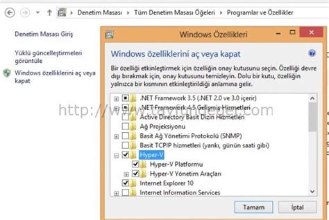 Windows 8 üzerine Hyper V Kurulurmunasıl Vmware Virtualization Blog