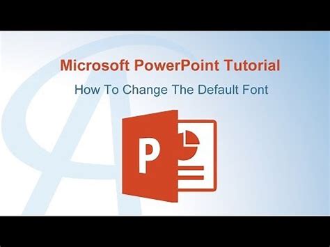 Change Default Font In Powerpoint