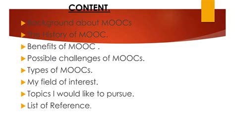 Moocs Ppt