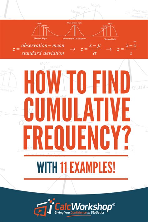 How To Find Cumulative Frequency W 11 Examples