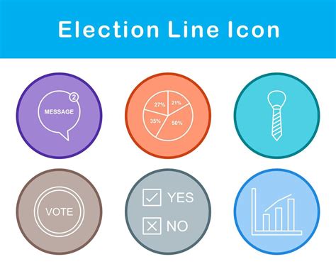 Election Vector Icon Set 21360022 Vector Art At Vecteezy