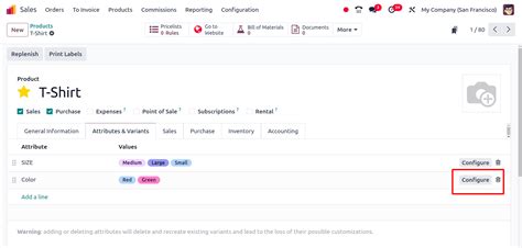 How To Manage Product Variants In Odoo 18