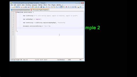 45 Javascript Regexp Example2 In Arabic Youtube