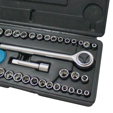 Jogo De Soquete Sextavado 4 A 15 Mm 532 A 1116 Encaixe 14 E 38