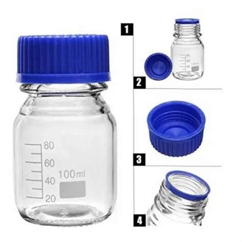 Borosilicate Glass Screw Cap Lab Reagent Bottle For Chemical Laboratory At 105 Piece In Chennai