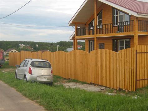 Деревянные заборы, забор из дерева цена за метр в Нижнем Новгороде ...