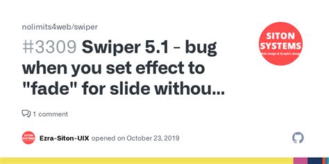 swiper 5 1 bug when you set effect to fade for slide without
