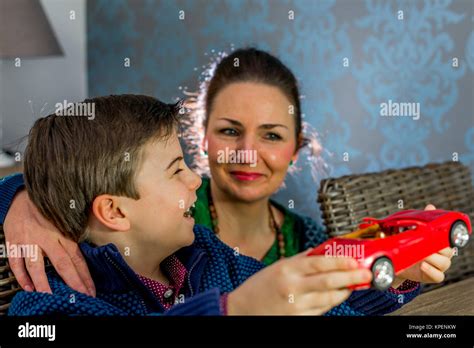Mother And Son Stock Photo Alamy