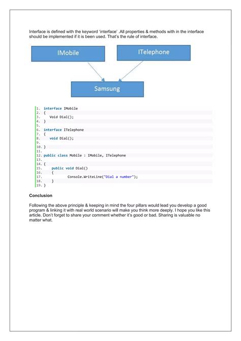 Object Oriented Programming With Real World Scenario Pdf