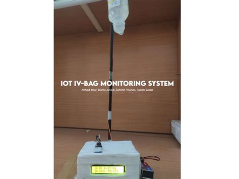 Design Of Iot Based Iv Bag Monitoring System Project