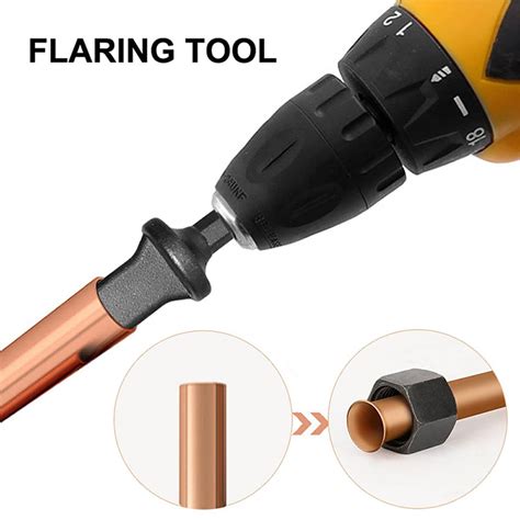 Tube Pipe Expander Hexagonal Handle Metal Copper Pipe Takeover Tool Air