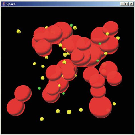 A Snapshot Of Our Metabolic Reaction Simulation Showing Enzyme