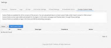 How To Add Custom Fields In Callhub Callhub Customer Support