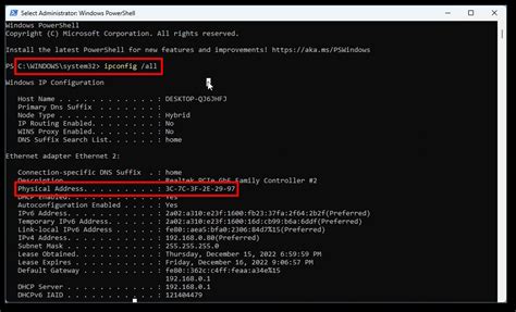 Command To Find MAC Address On Windows Tab TV